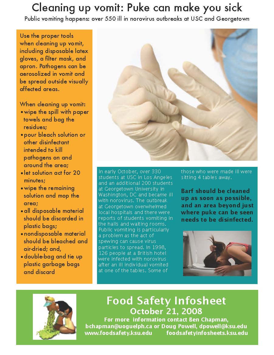 How to clean up after Norovirus | barfblog