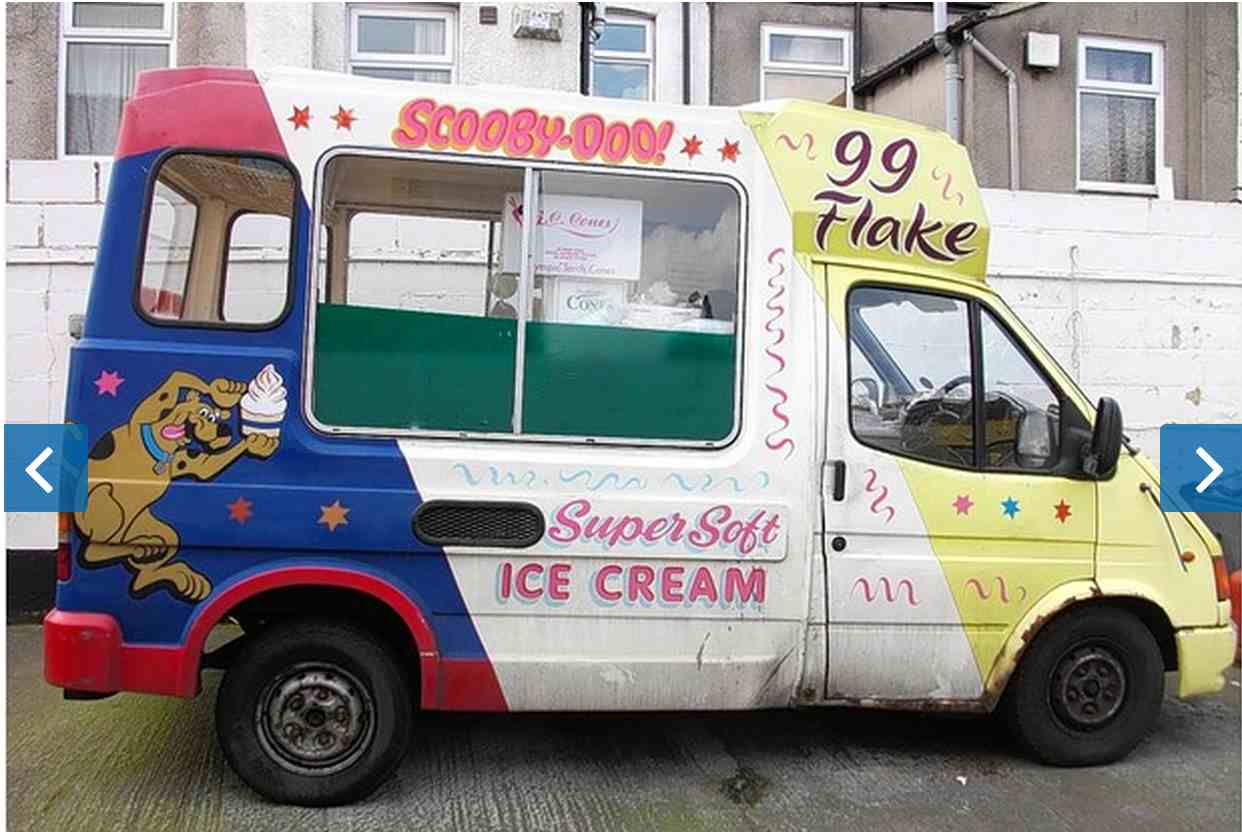 Filthy ‘Scooby Doo!’ ice cream van served UK kids | barfblog