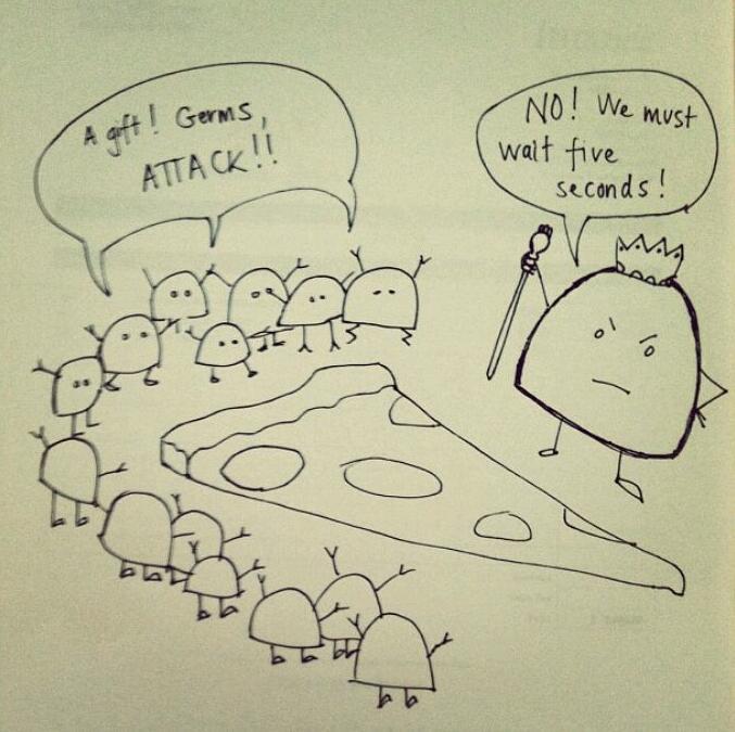 5 second rule | barfblog